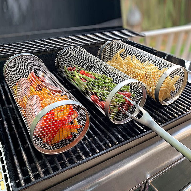 Grill Master Stainless Steel Wire Mesh Cylinder Product – Colnice